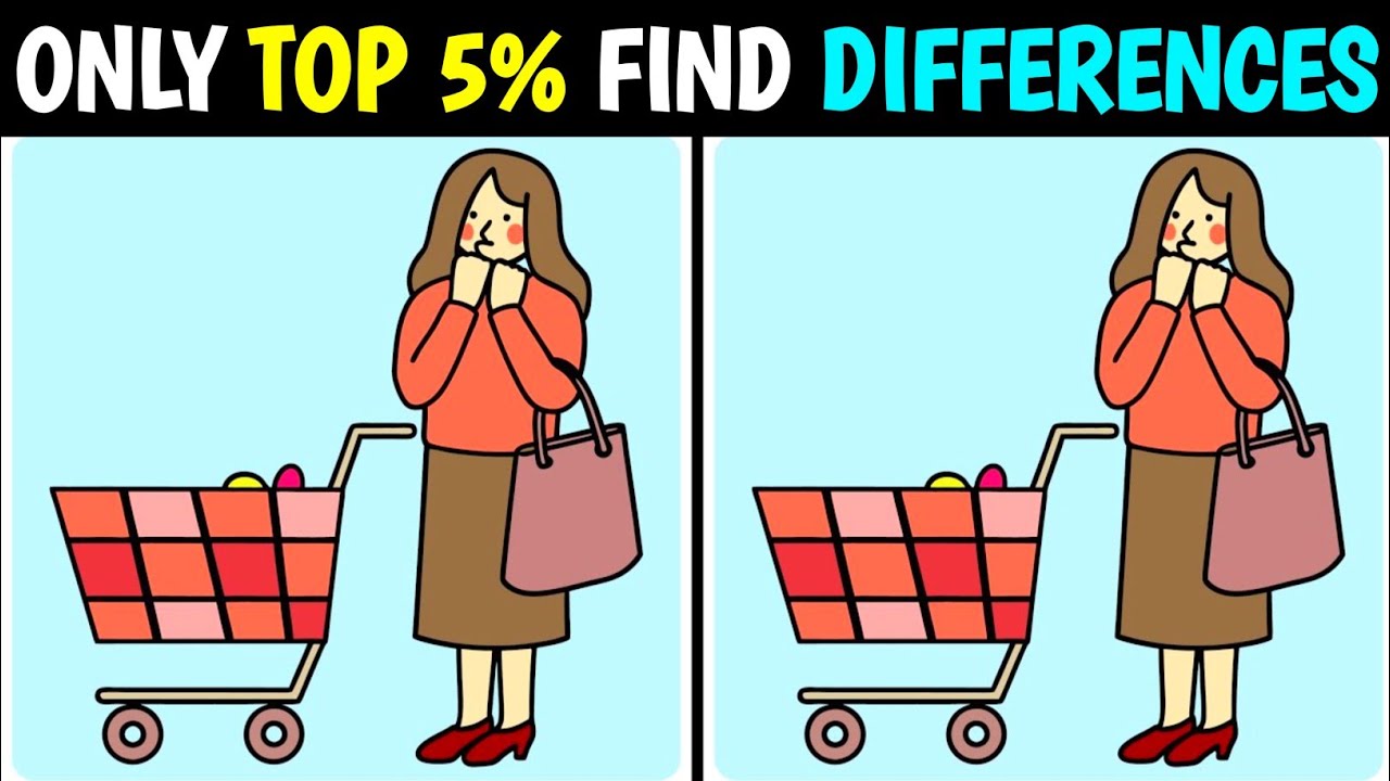 Spot The 3 Differences | Very Hard Challenge | Find The difference ...