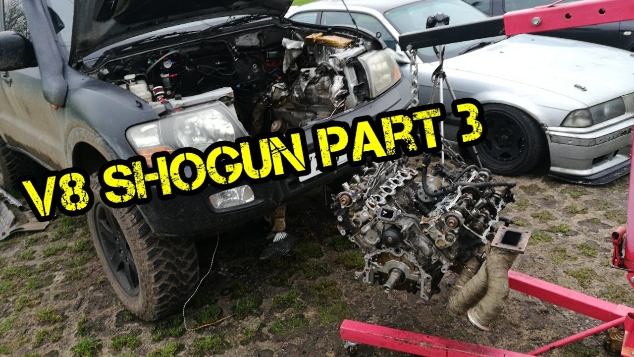V8 Shogun (Pajero) new engine part 3 - YouTube
