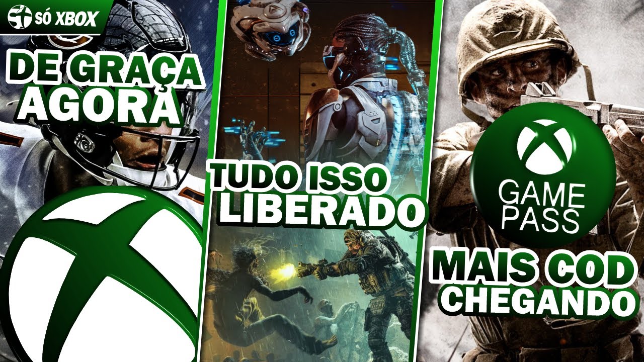 TUDO isso LIBERADO, JOGO GRÁTIS AGORA no XBOX e MAIS COD no GAME PASS ...