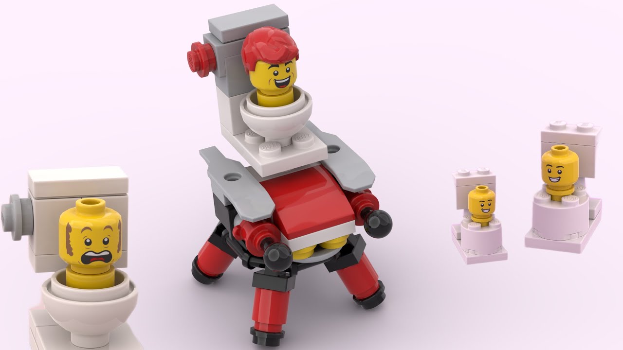 Skibidi Toilet LEGO : Building Mega Toilet - YouTube