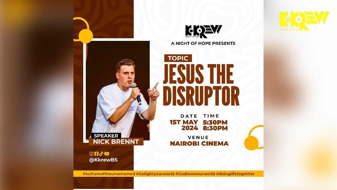 JESUS THE DISRUPTOR|| NICK BRENNTK AT KREWBS - YouTube