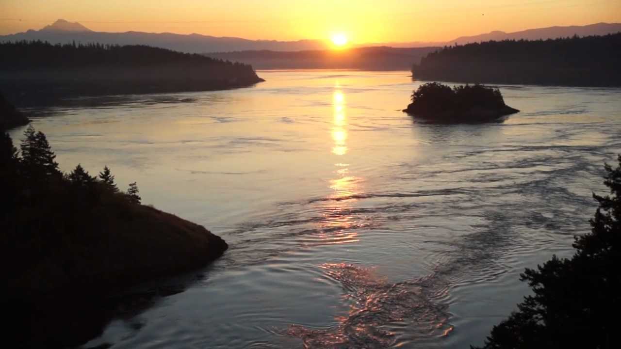 Sunrise from Deception Pass Bridge - YouTube