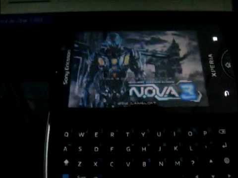 NOVA3 EN XPERIA MINI PRO + MANDO PS3 - YouTube