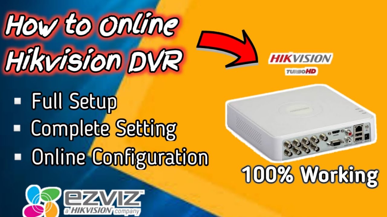 How to online hikvision DVR Ds-7108hghi-f1/n | Mobile configuration ...