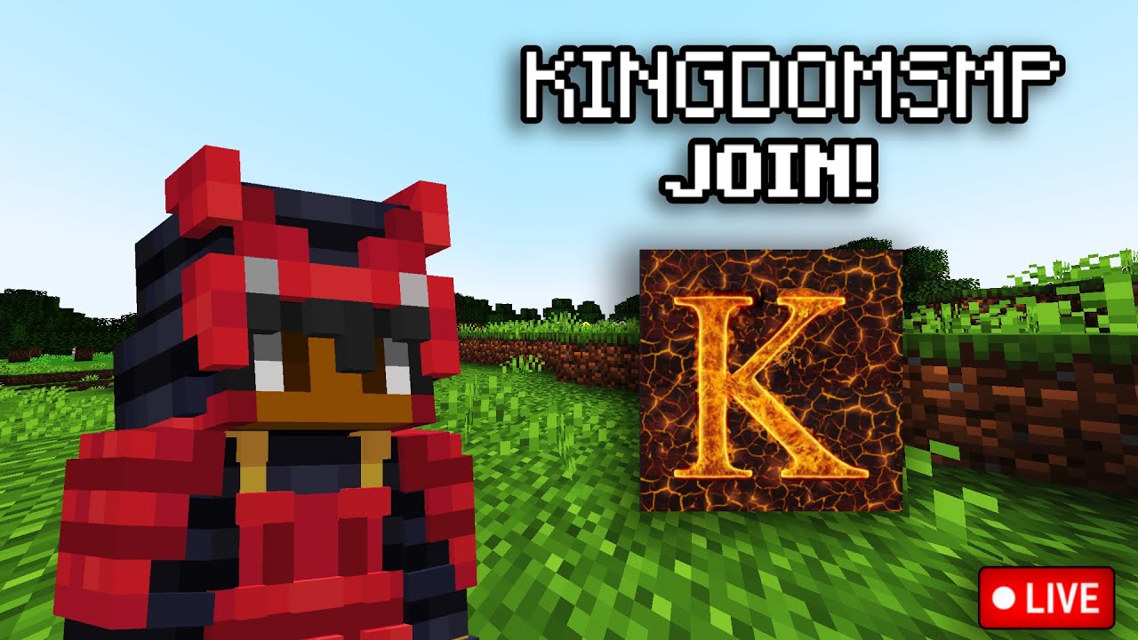 🔴 KINGDOMSMP LIVE 🔴JOIN! ip: kingdomsmp.xyz port: 25602 ( Late Night ...