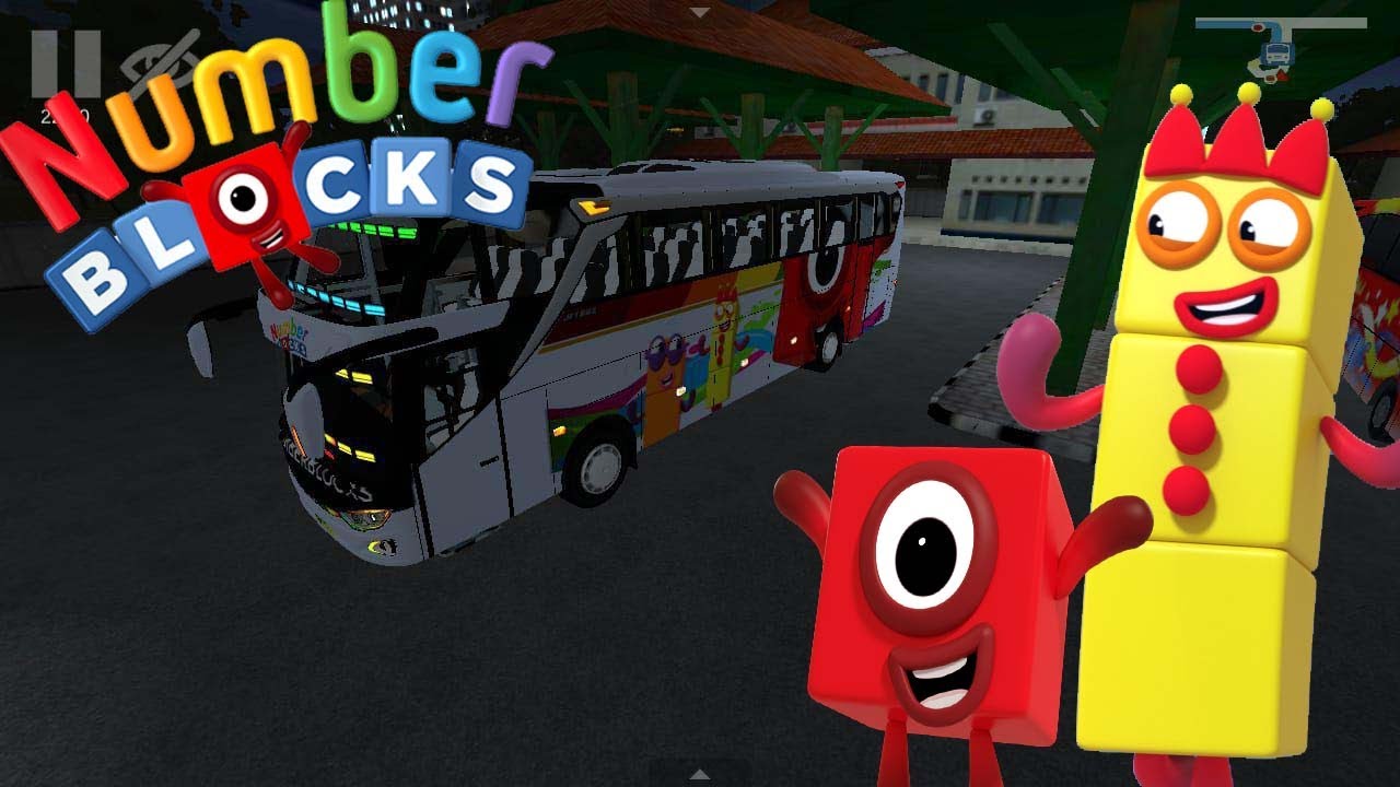Numberblocks fanmade bus simulator new mod full led - YouTube