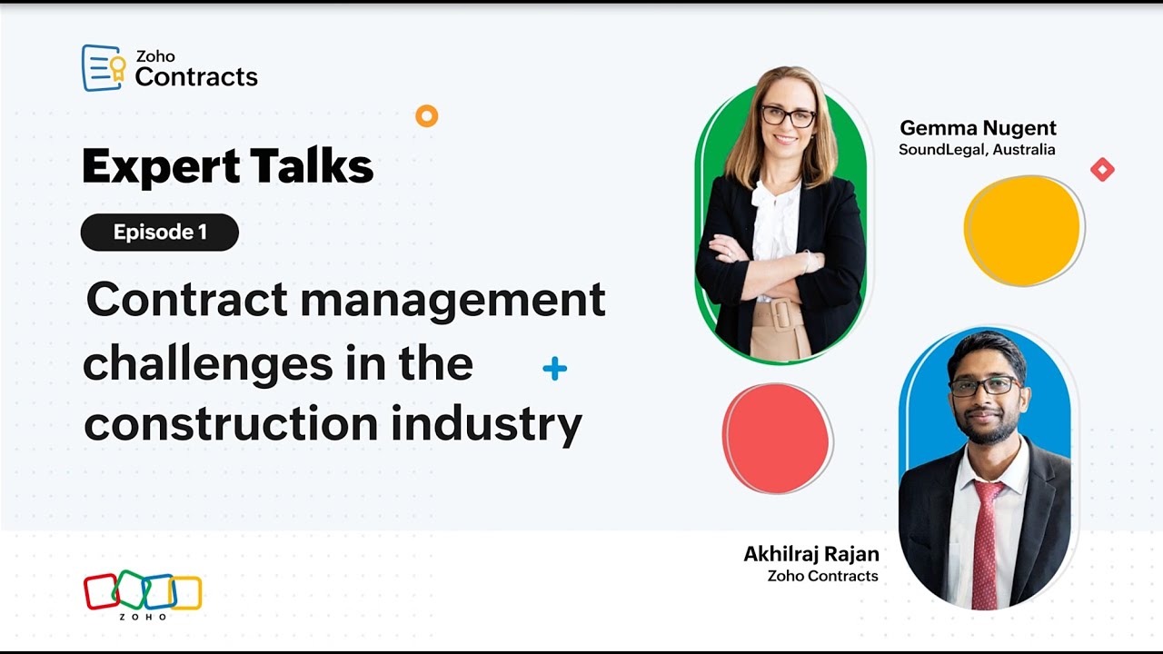Contract management challenges in construction | Expert Talks - YouTube