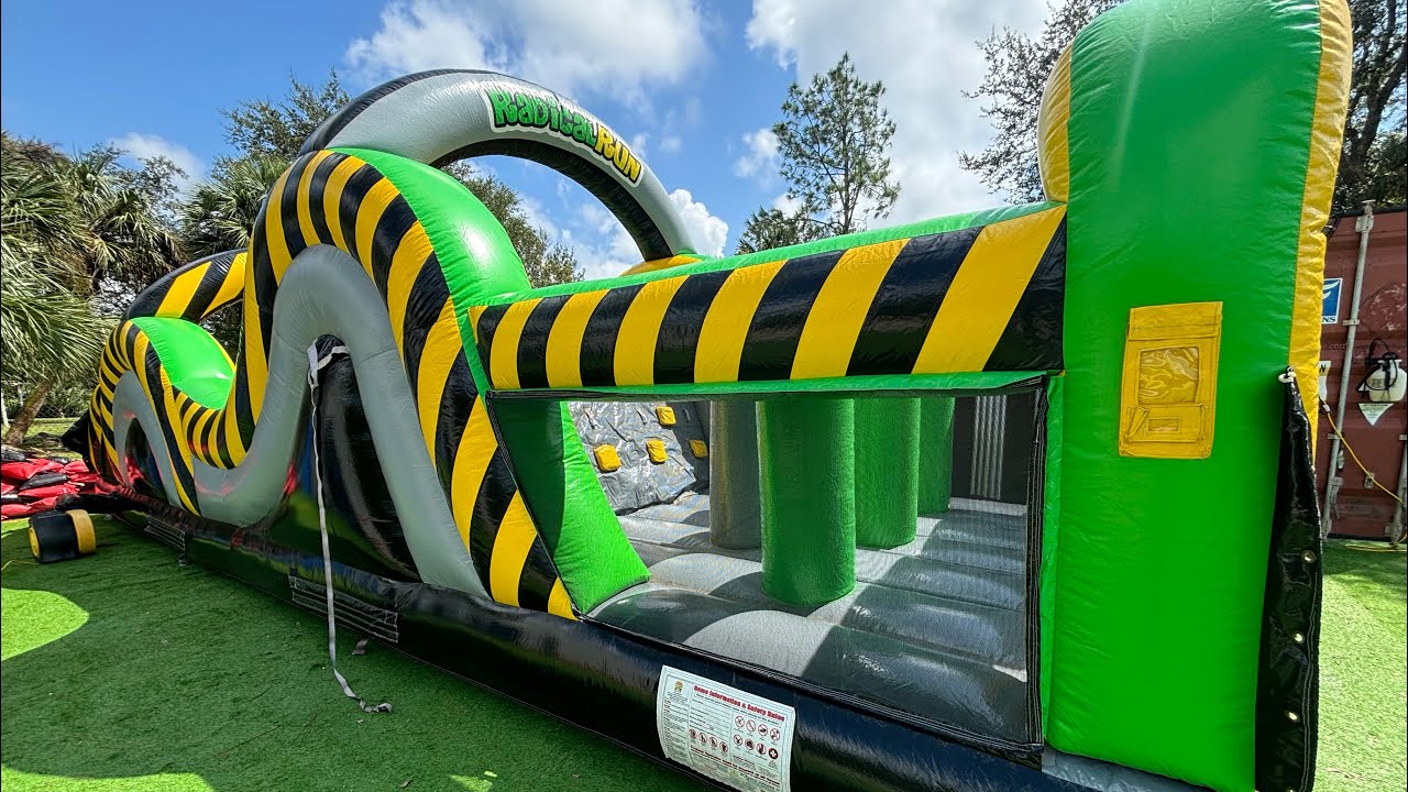 35FT RADICAL RUN OBSTACLE COURSE - YouTube