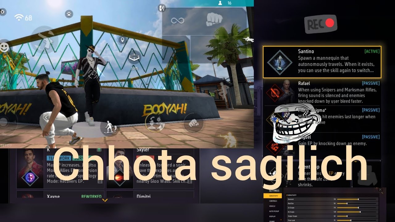 Chhota 🤨#ajjsagarili.#freefire #freefire #sk #totalgaming AAP ko🤨🙄 ...