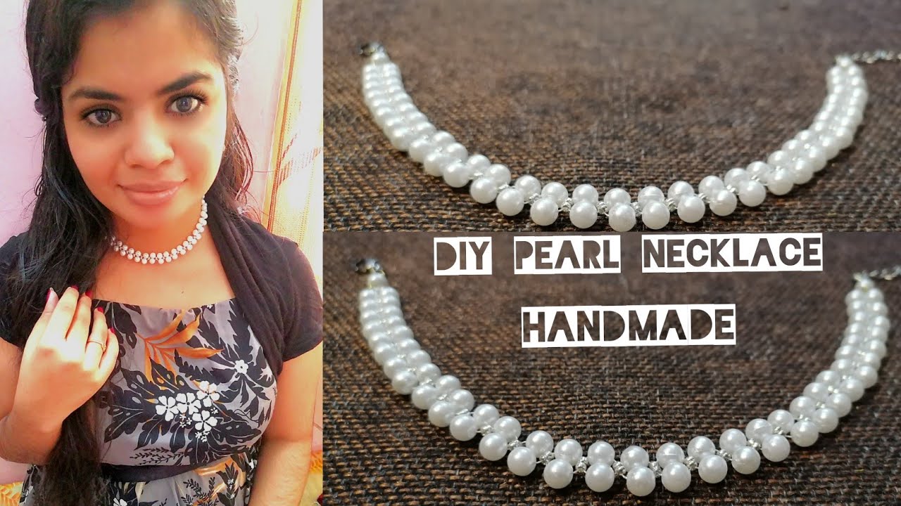 How To Make Pearl Beaded Necklace At Home DIY Jewellery Making At Home DIY Pearl Beaded Necklace how-to-make-pearl-beaded-necklace-at-home-diy-jewellery-making-at-home-diy-pearl-beaded-necklace