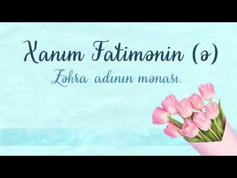 XANIM FATMA ZEHRA
