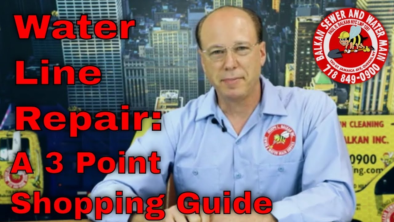 Water Line Repair Shopping Guide: 3 Key Points - YouTube