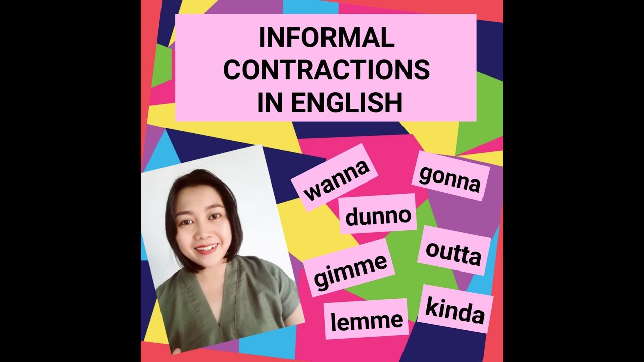 Learn Common INFORMAL CONTRACTIONS in English | Speak English Fluently ...
