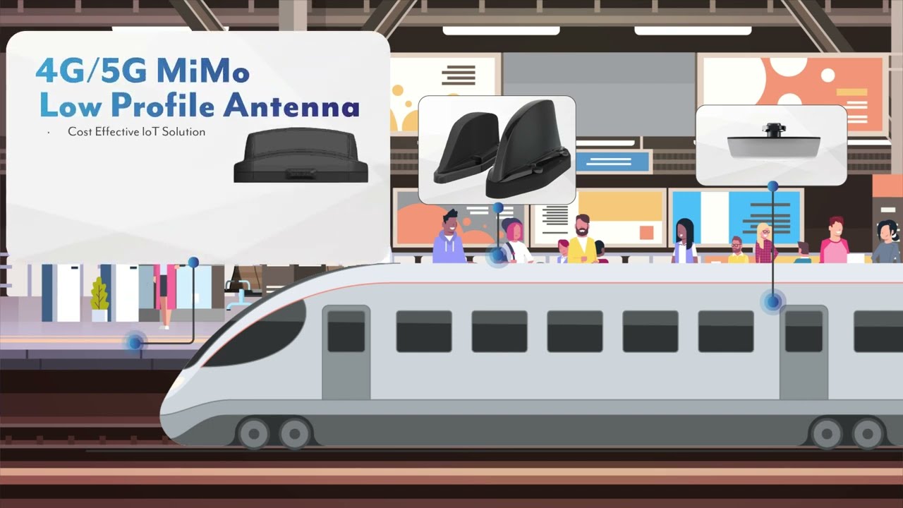 Train Station Antenna Solutions | 4G/5G Antenna, MiMo, IoT, GPS/GNSS ...