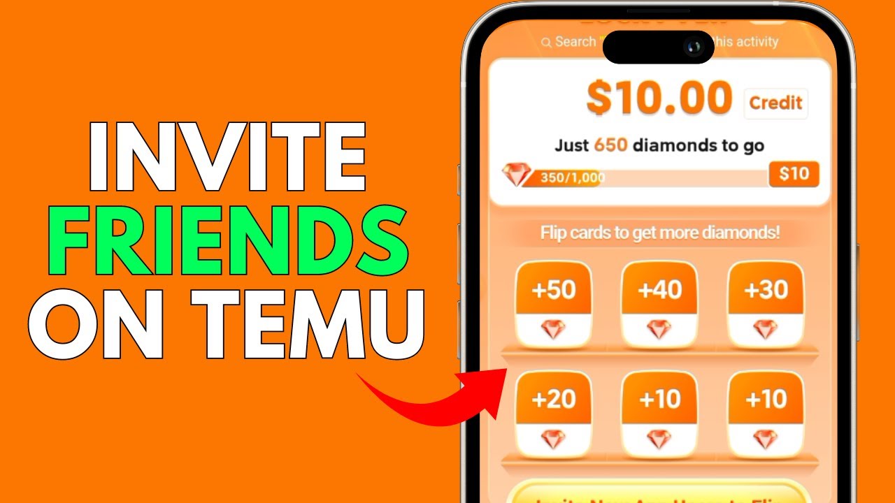 How To Invite Friends On Temu App 2024 - Full Updated Guide - YouTube