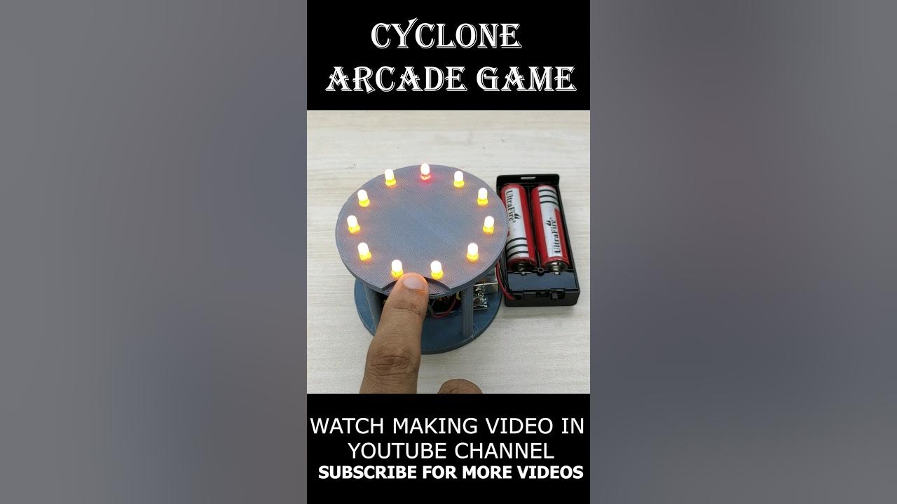 Cyclone Arcade Game using Arduino Uno || Step by step tutorial #arduinoproject #arduino - YouTube