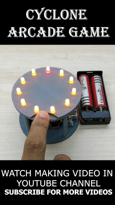 Cyclone Arcade Game using Arduino Uno || Step by step tutorial #arduinoproject #arduino - YouTube