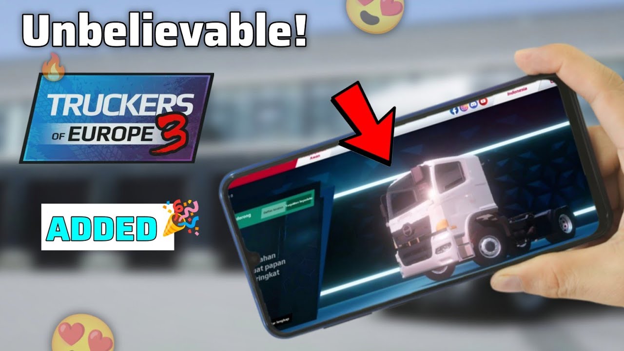 Unveiling Truck Mod in Truckers of Europe 3 New Look and Truck Gameplay ...