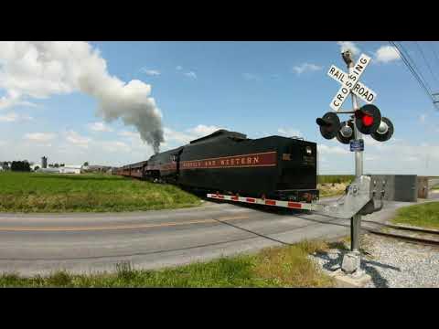 Norfolk and Western 611 & 475 at the Strasburg Rail Road - May 21, 2023 - YouTube