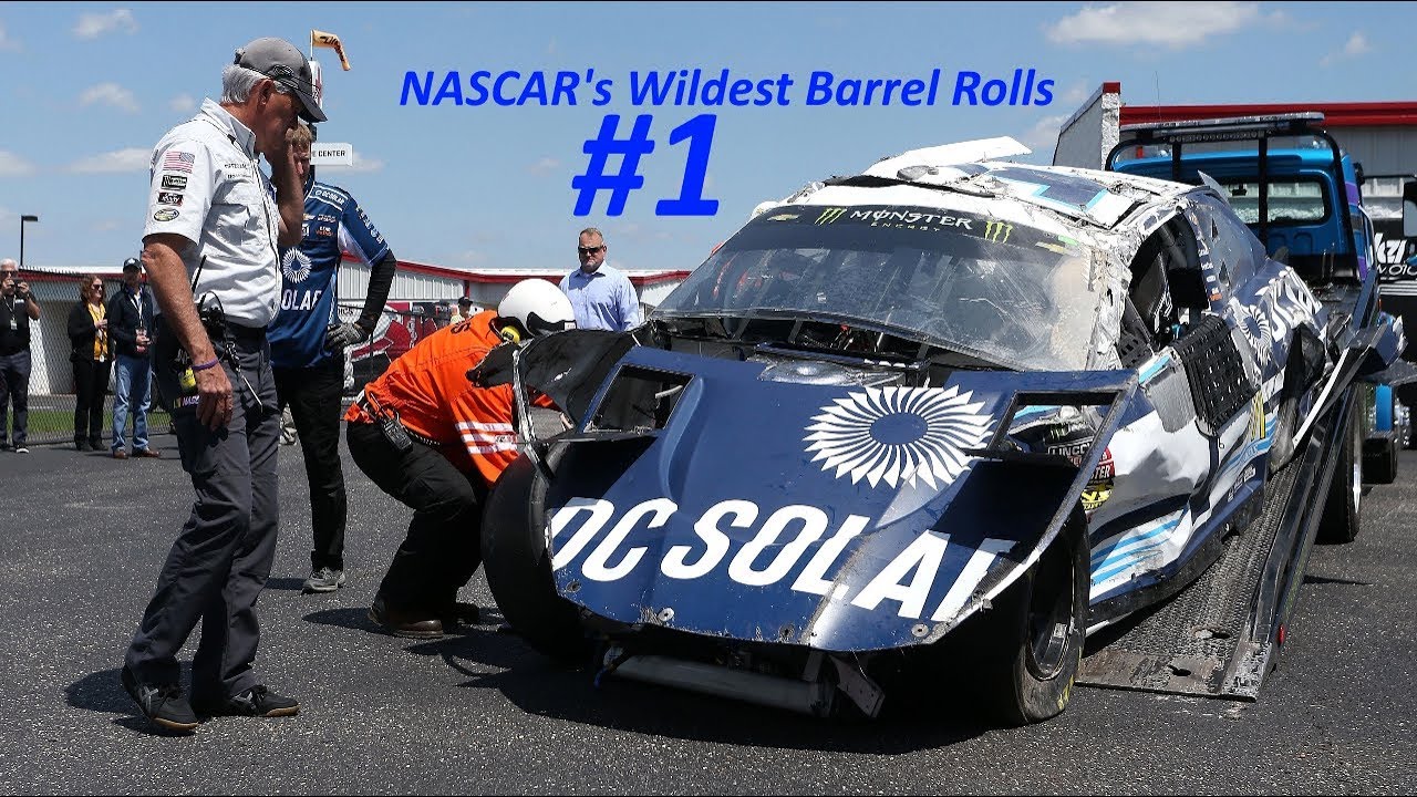 NASCAR’s Wildest Barrel Rolls #1 - YouTube