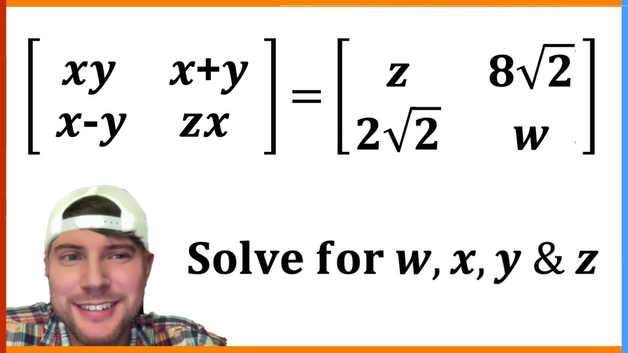 Fun System with Matrices! - YouTube