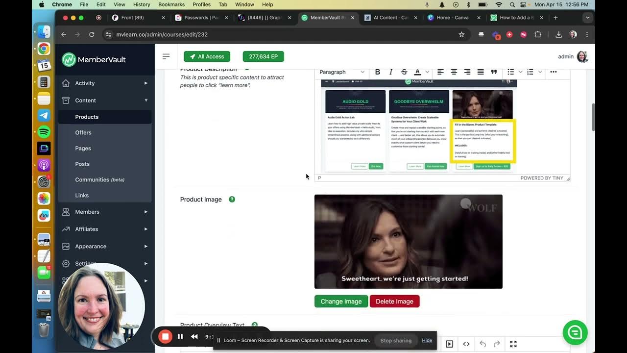 MemberVault Fill in the Blanks Product Template Walk Through - YouTube