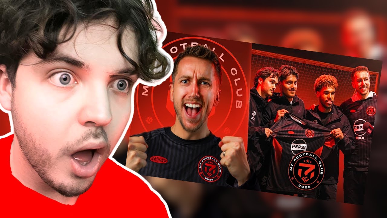 MINIMINTER'S "I STARTED MY OWN FOOTBALL TEAM!" REACTION!! - YouTube
