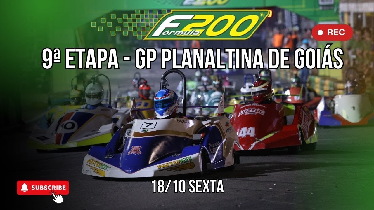 FÓRMULA 200 | CORRIDA 1| 9ª ETAPA TEMPORADA 2024 | GP PLANALTINA DE ...
