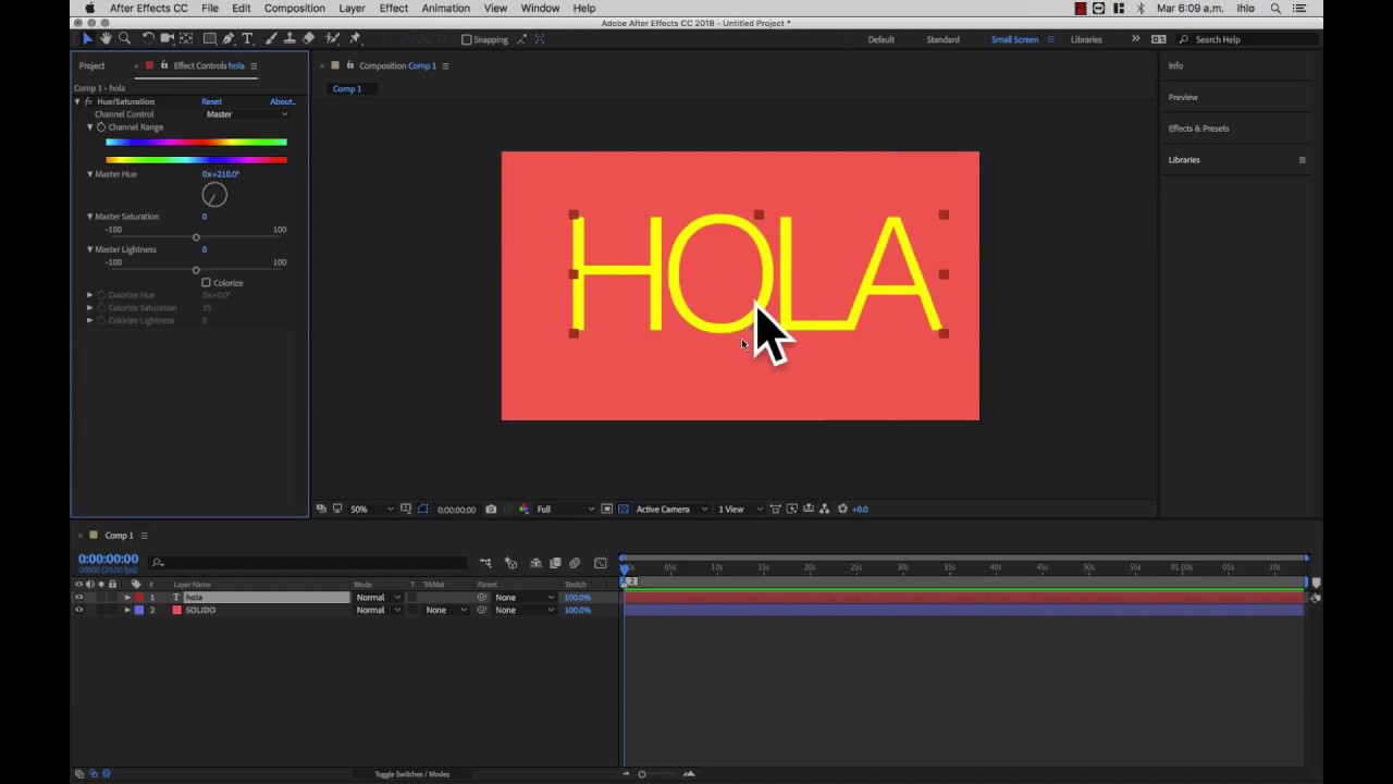INTRO A AFTER EFFECTS PARTE 1 - YouTube