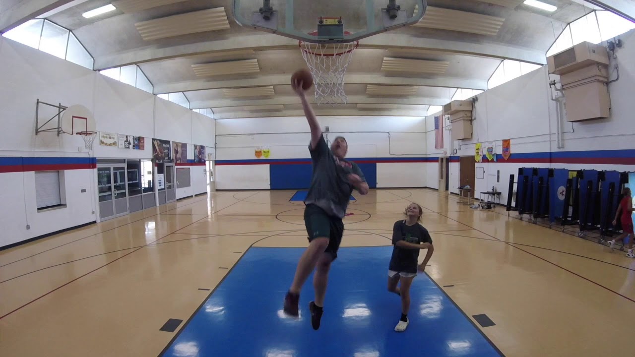 Teacher DUNKS on student - YouTube