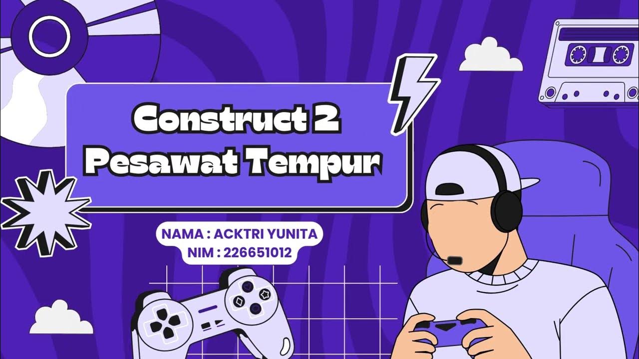Game Pesawat Tempur Angkasa dengan Construct 2 - YouTube