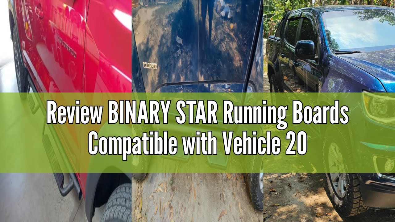 Review BINARY STAR Running Boards Compatible with Vehicle 2015-2025 ...