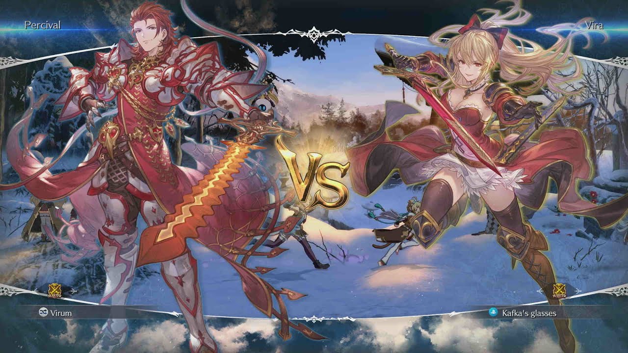 GBVS Rising High Level Virum (Percival) VS Space Aegis (Vira ...