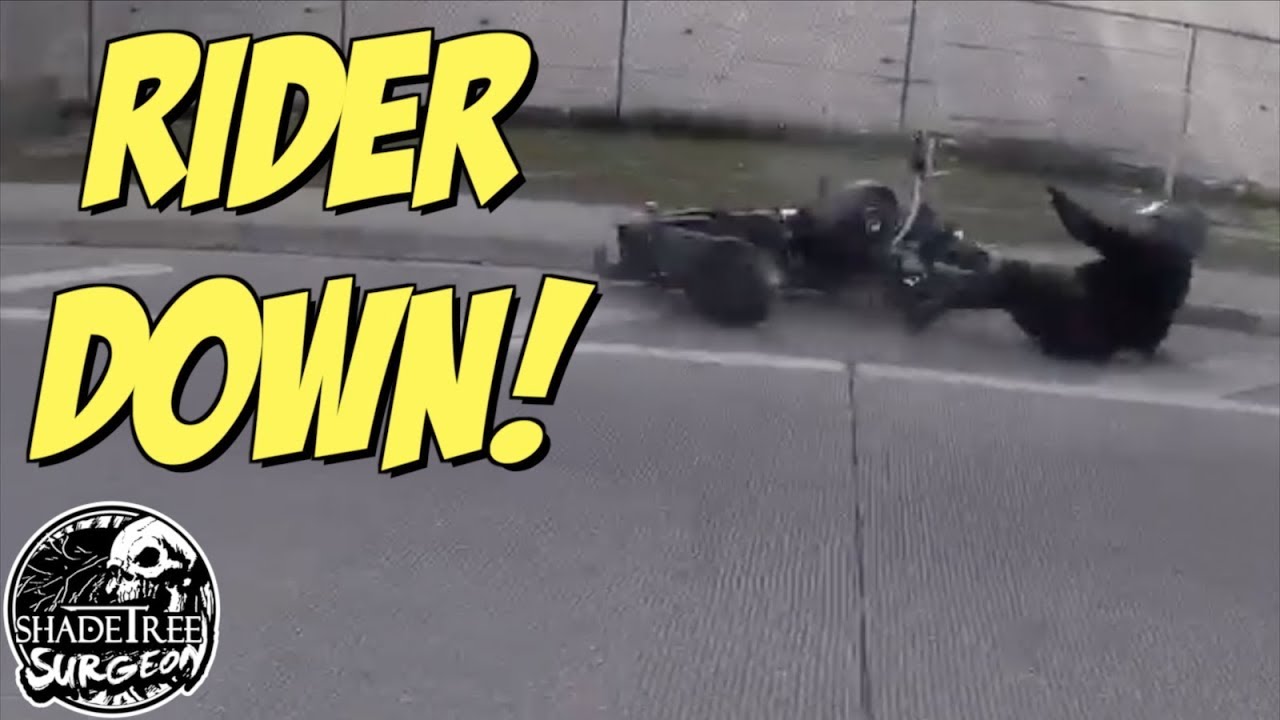 The Triumph got Wrecked | Motorcycle Target Fixation - YouTube