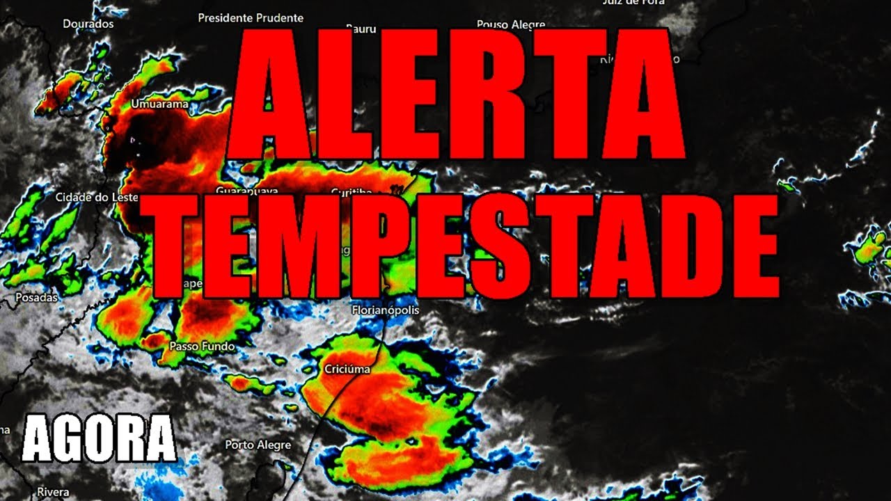 TEMPORAL NOTURNO! alerta de tempestade - YouTube