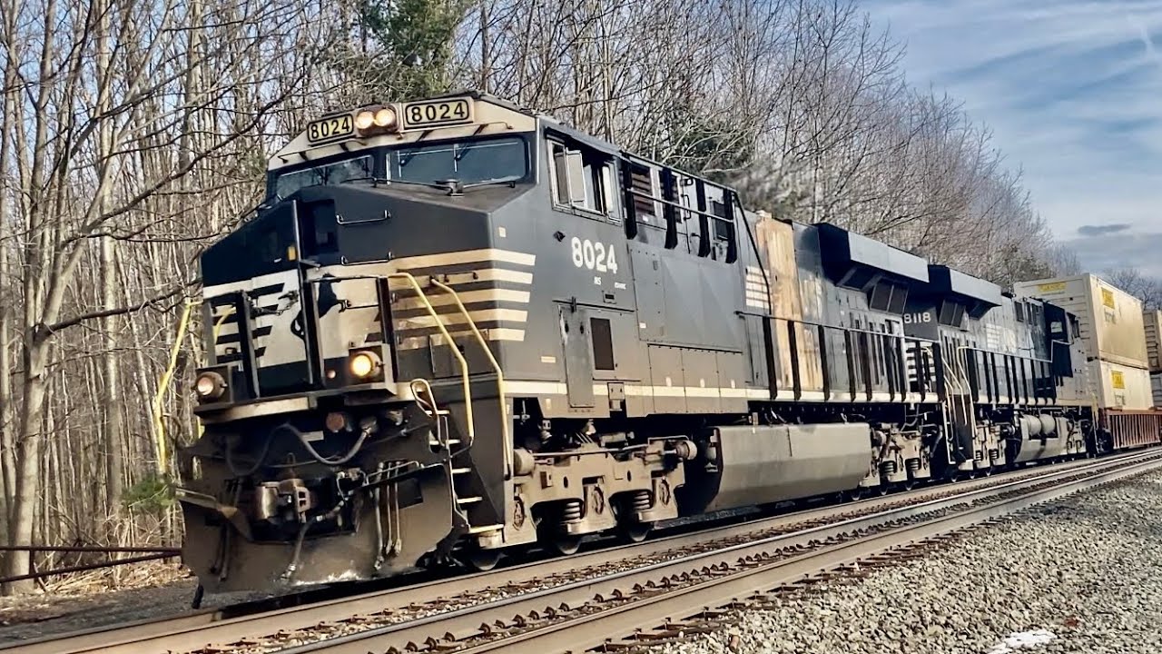 FAST K5HL ACTION: Railfanning Beloit and Sebring Ohio featuring NS 8024 - YouTube