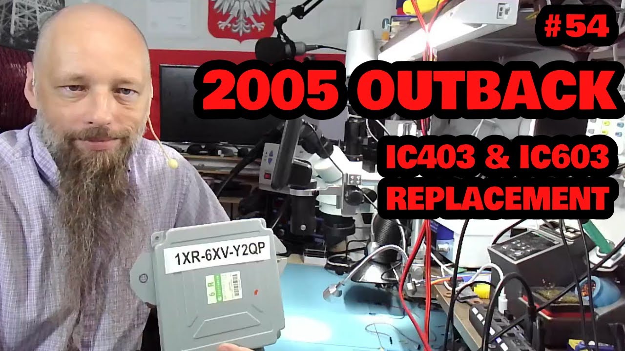 #54 | 2005 Subaru Outback ECM Repair for Larry - YouTube