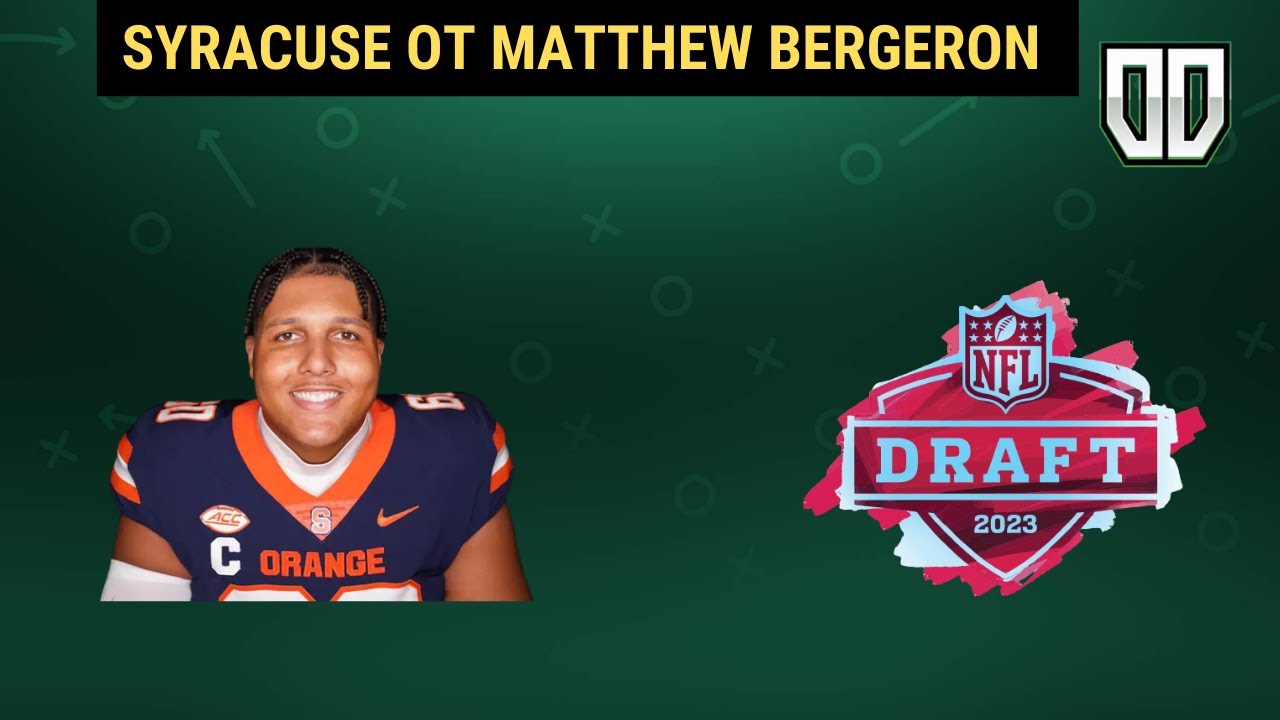 NFL Draft Prospect Matthew Bergeron On Growing Up In Canada, Playing At ...
