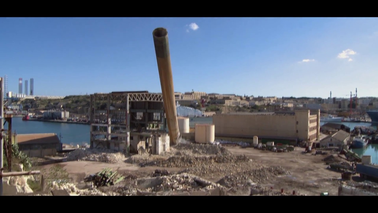 Dismantling the 1953 Marsa Power Station - YouTube