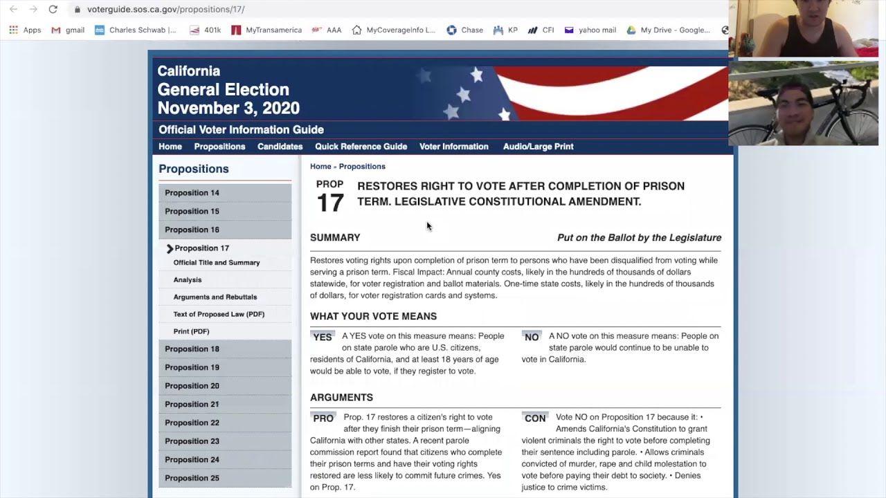 California's Voter Guide - Part 1 - YouTube