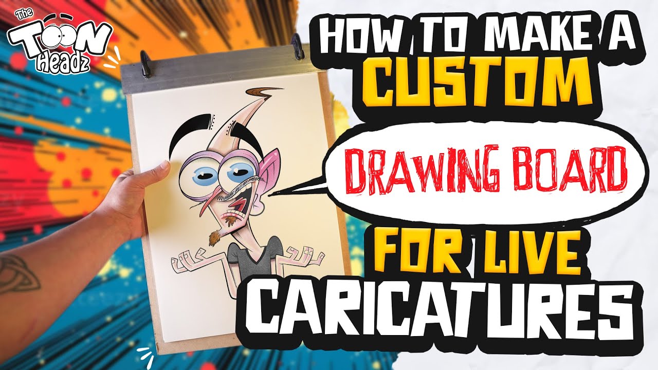Caricature Tool: Drawing Board - YouTube