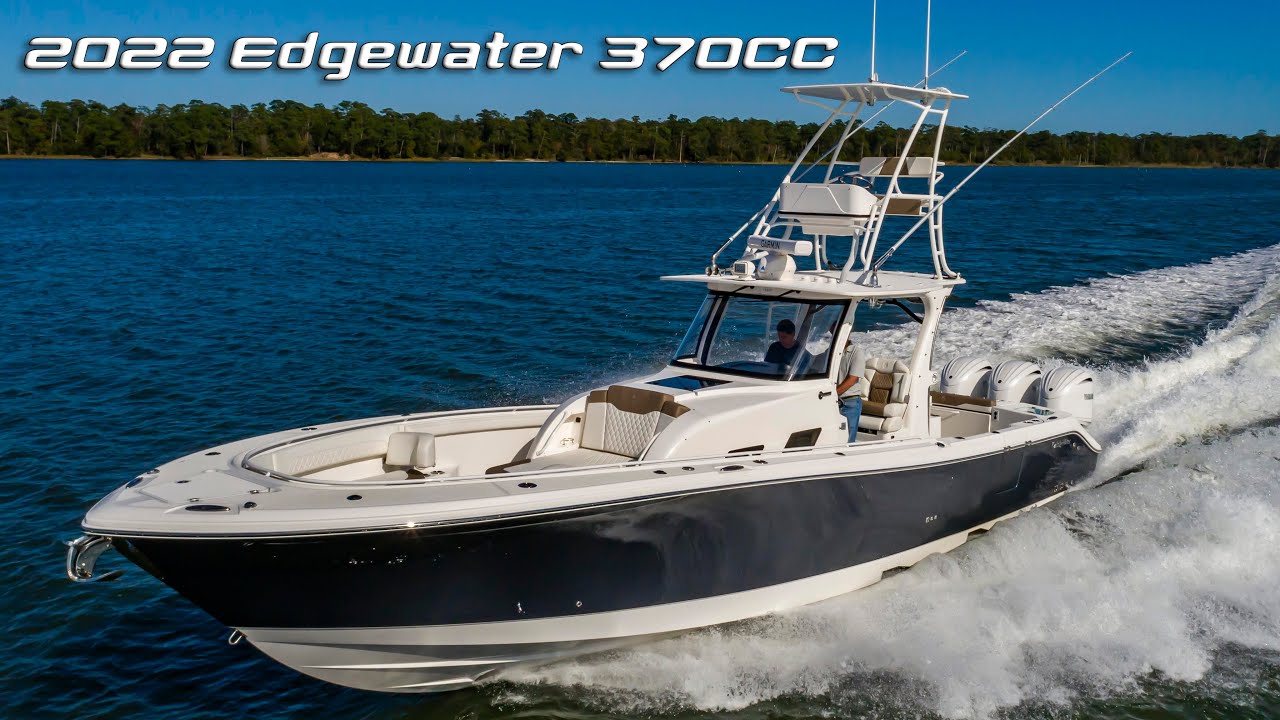 Check out this pristine 2022 Edgewater 370CC - YouTube