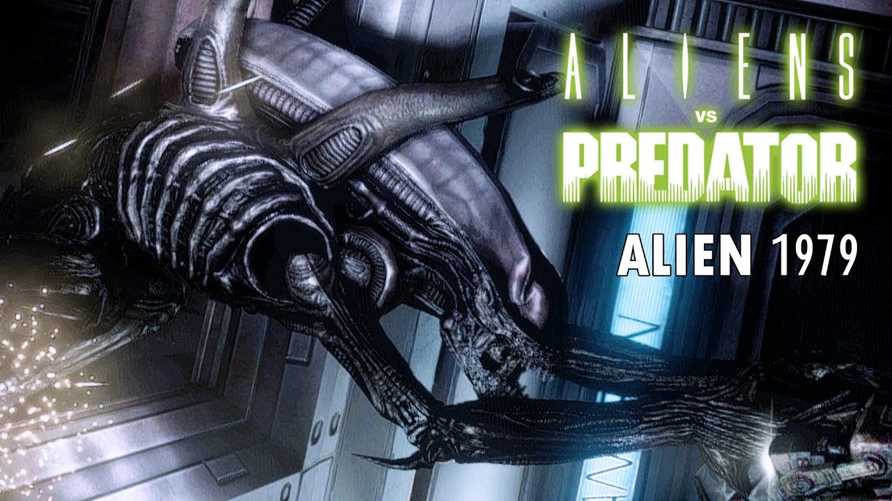 ALIEN 1979 H.R. Giger's Xenomorph Drone Cutscenes in ALIENS VS ...