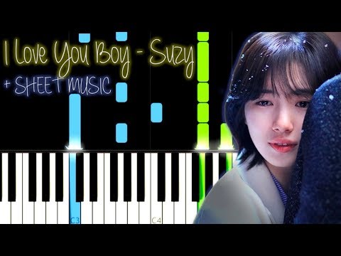 I Love You Boy Piano Suzy While You Were Sleeping OST 4 당신이 잠든 사이에 수지 피아노 커버 Tutorial & Sheet Music