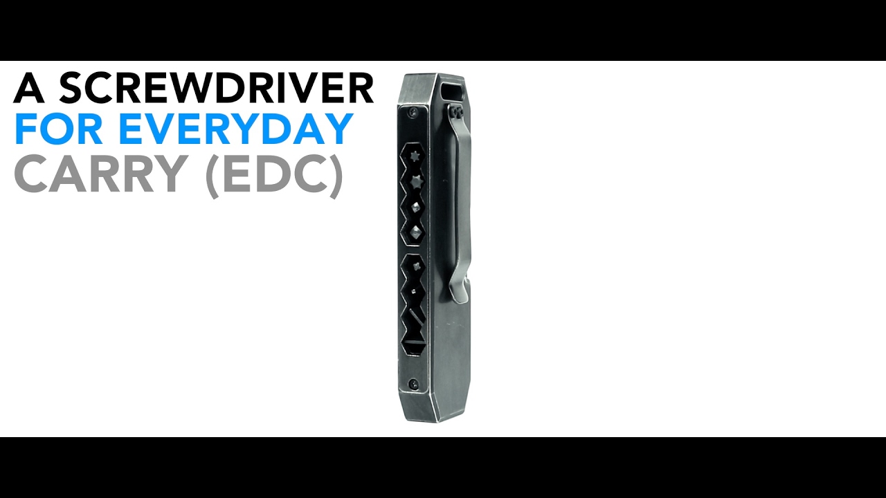 Bit Bar : The Pocket Friendly EDC Screwdriver Video (1 minute) - YouTube