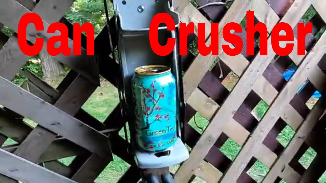 Crushing Cans With Can Crusher With Tips YouTube crushing-cans-with-can-crusher-with-tips-youtube