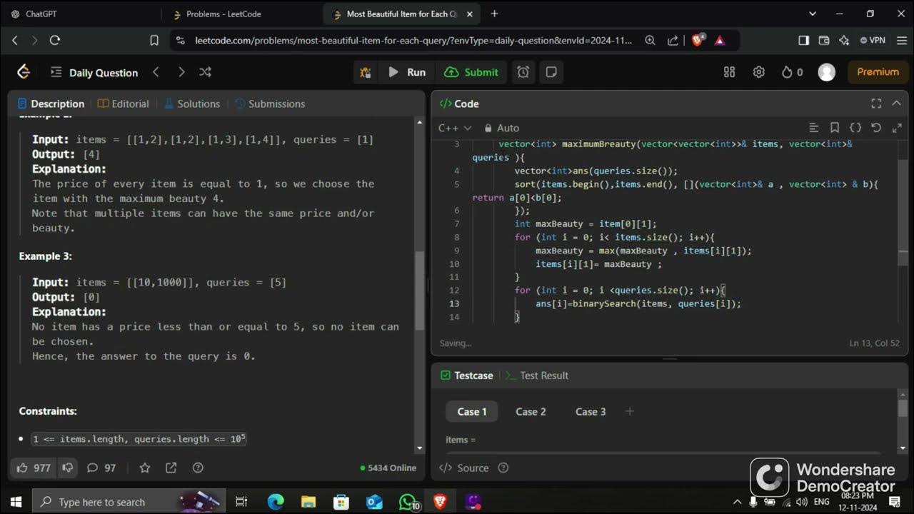 8 days LeetCode challenge @LeetCode @coding - YouTube