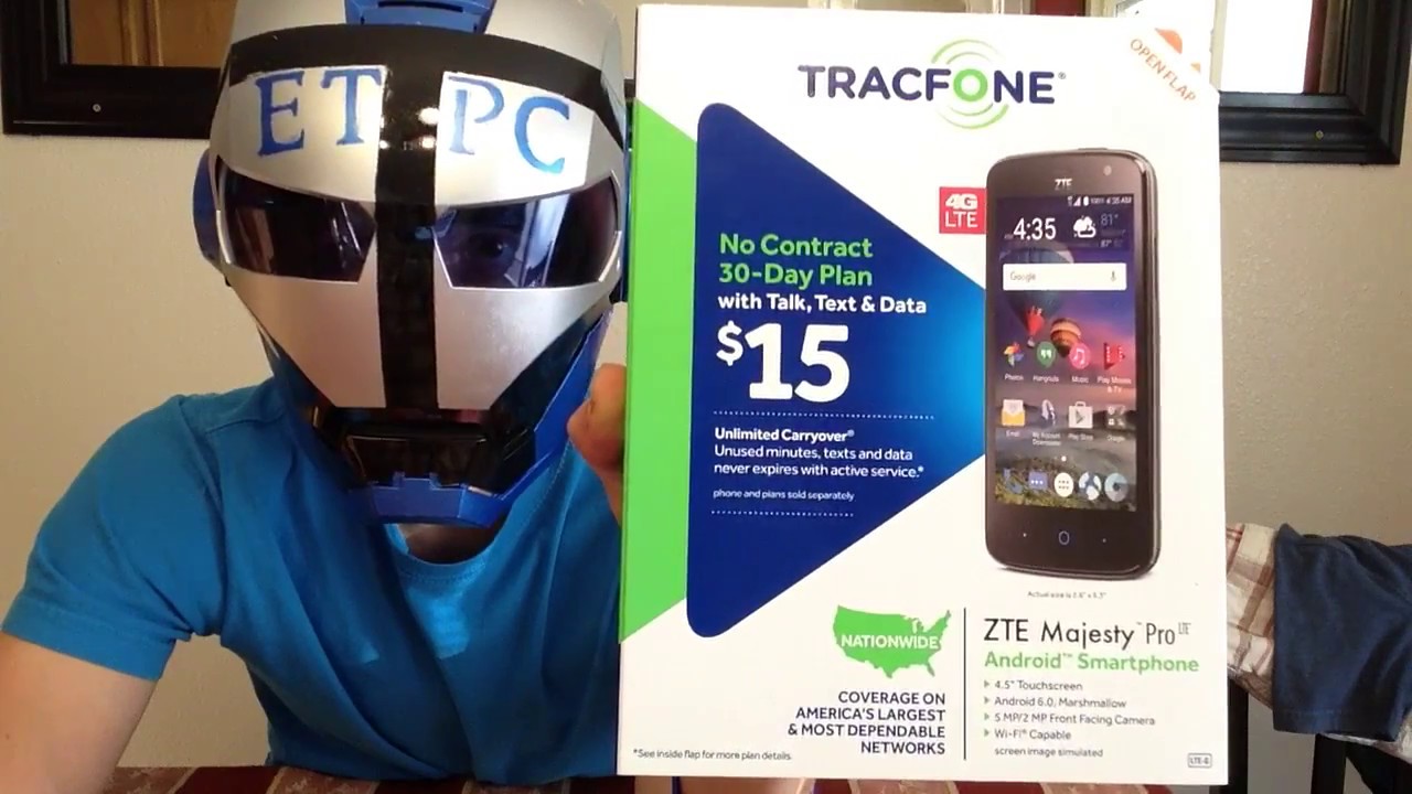 MY FIRST CELL PHONE! TRACFONE CELL PHONE UNBOXING ZTE MAJESTY PRO - YouTube