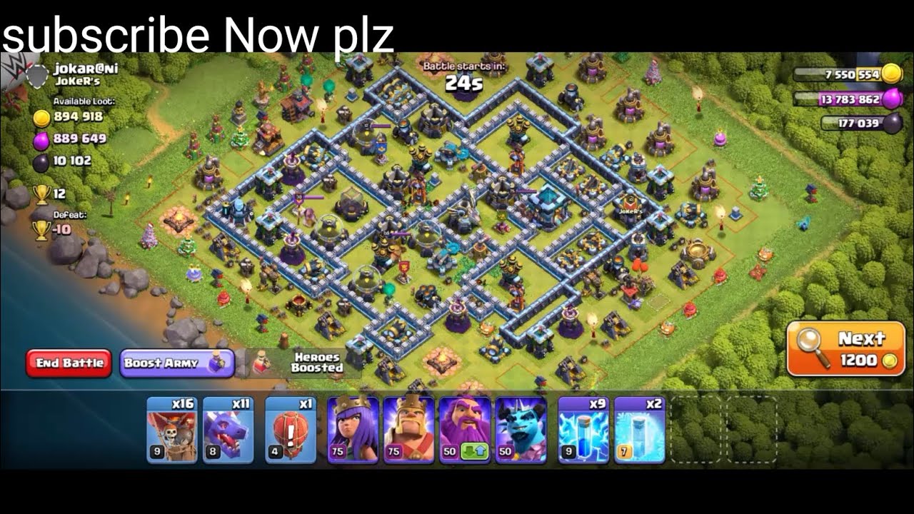 New game play video clash of clans - YouTube