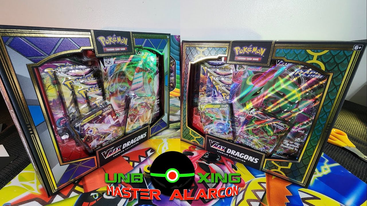 UNBOXING una caja VMAX Dragons Premium Collection! - YouTube